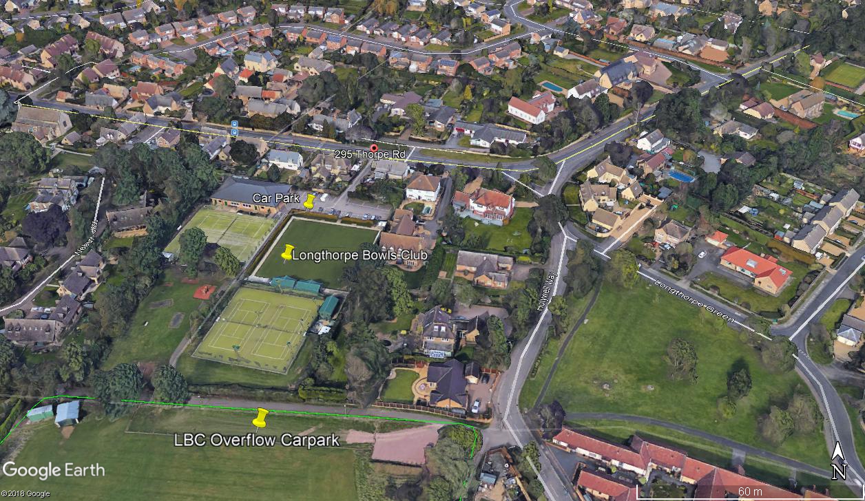 Contact & Find Us - Longthorpe Bowls Club